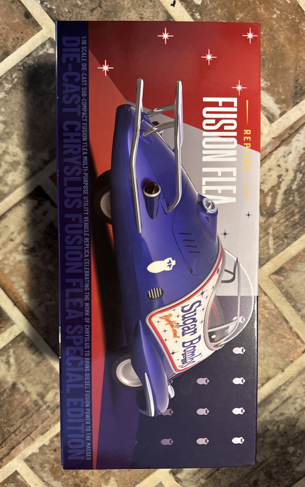 Sugar Bombs Chryslus Flying Flea Die Cast Car 1:18 /1000 Sealed Fallout ...