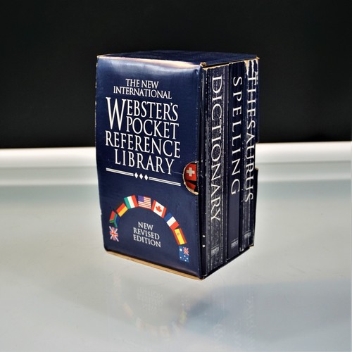 The New International Webster's Pocket Reference Library 3 Book Boxed ...