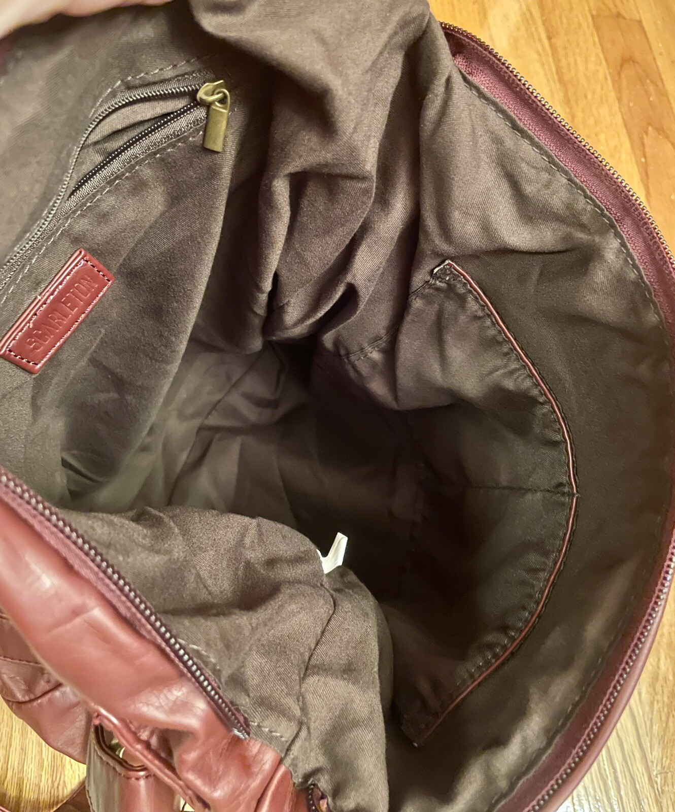 Scarleton Handbag Purse Crossbody Color Is Burgundy | eBay