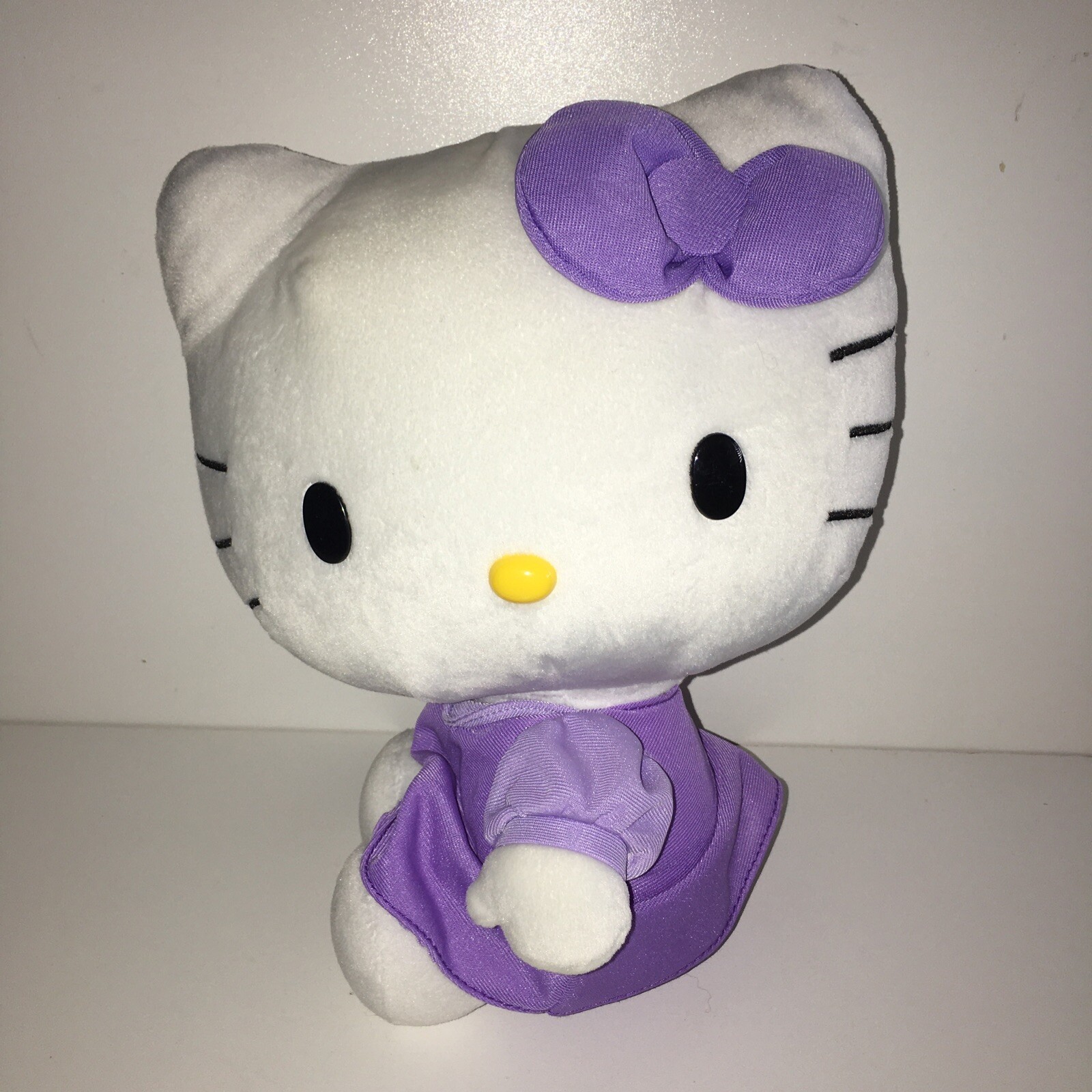 Sanrio Hello Kitty Purple Dress Plush Stuffed Animal Toy 10” Jakks ...