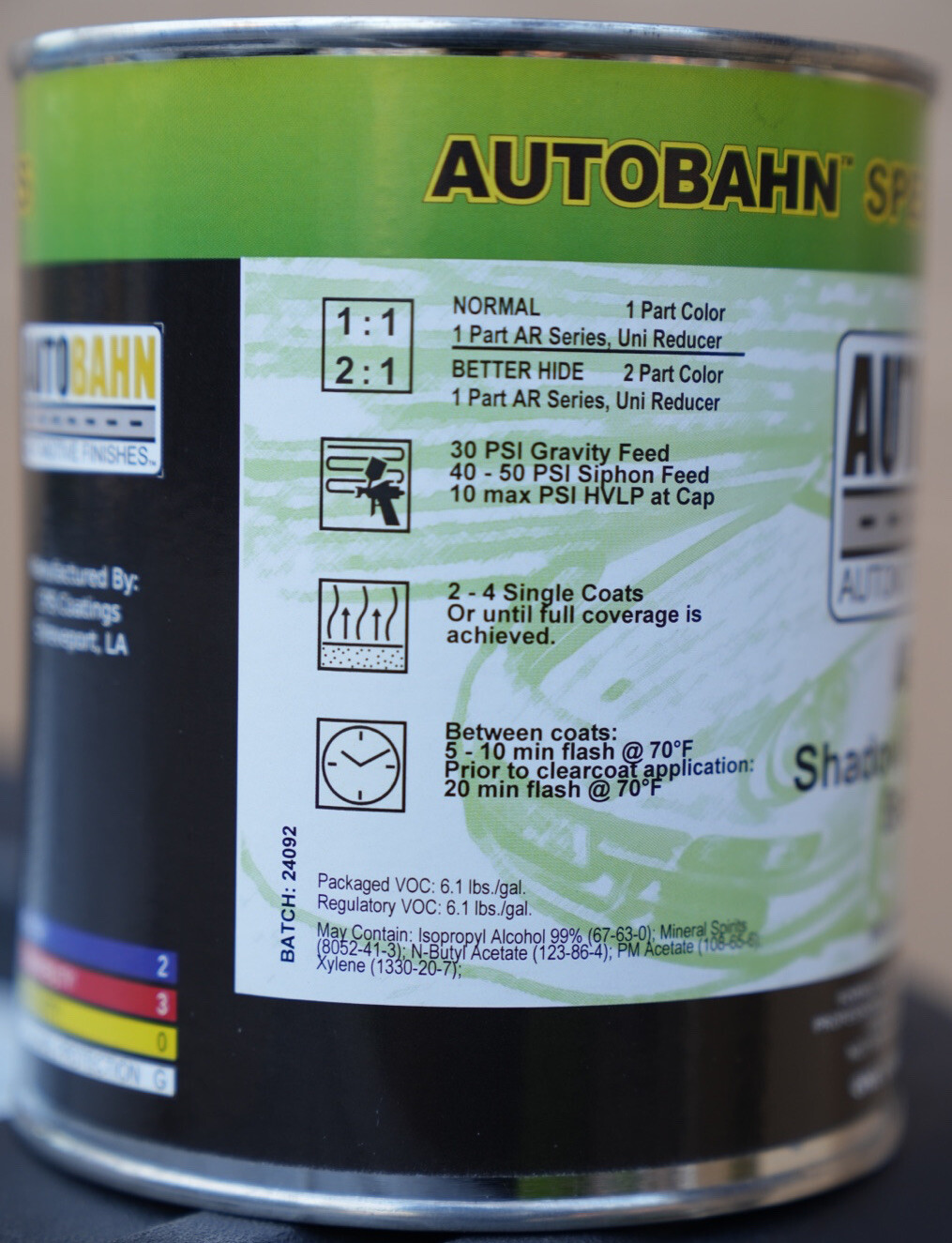 Autobahn AB-CX Shadow Gray Metallic Basecoat QUART! Ford CX Automotive ...