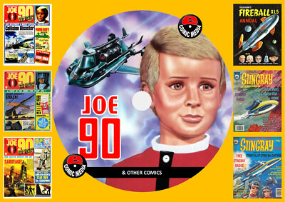 Joe 90 - Fireball XL5 - Stingray Comics On PC DVD Rom | eBay UK