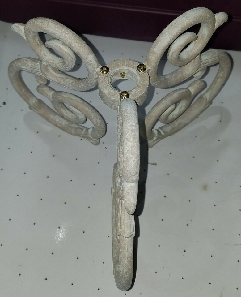 New Concord Decorative 7.5" Tall Ceiling Fan Scroll Kit Sand Washed AC ...