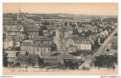 ARDP12-0836-72 - LE MANS - Vue générale vers le pont en x | eBay