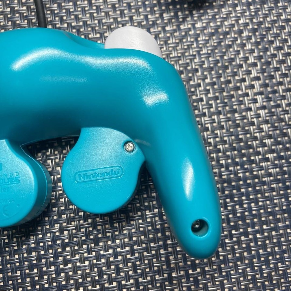 GameCube controller emerald blue late model h | eBay UK