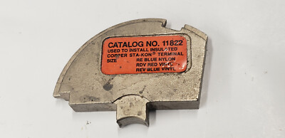Thomas Betts 11822 LOWER Size E BLUE Die Copper TBM6 TBM6S Shure-Stake ...