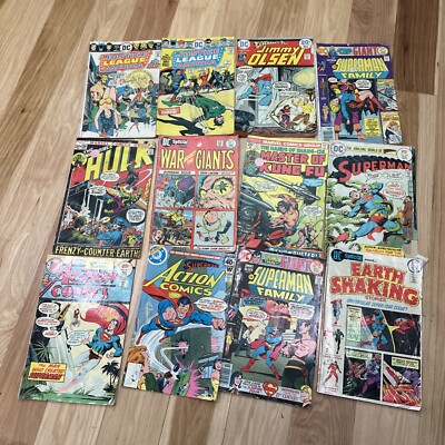 LOT OF 12 VINTAGE COMIC BOOKS RANDOM OLD COLLECTION CLASSIC🔥 | eBay