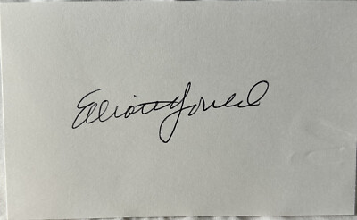 Elliott Gould Signature on Index Card Original | eBay