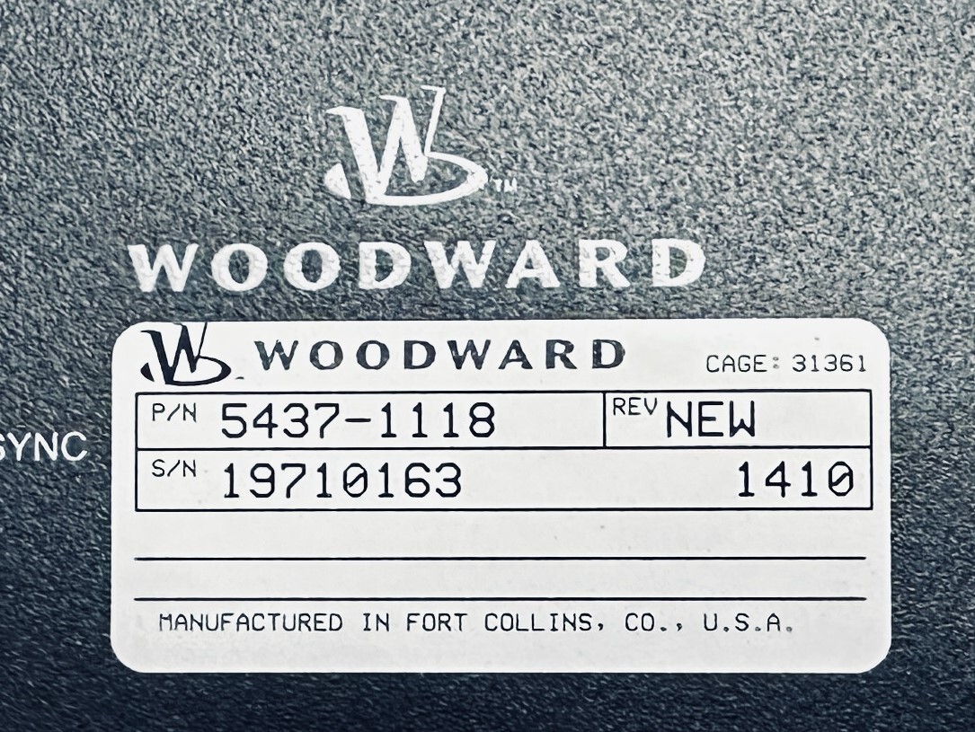 Woodward ProTech TPS Total protection system Flush-mount P/N 5437-1118 ...