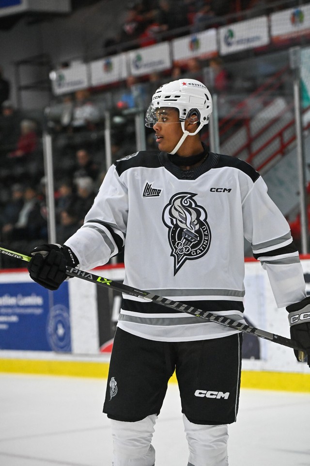 CCM Noah Warren QMJHL Gatineau Olympiques Game Worn Jersey CHL 60 ...