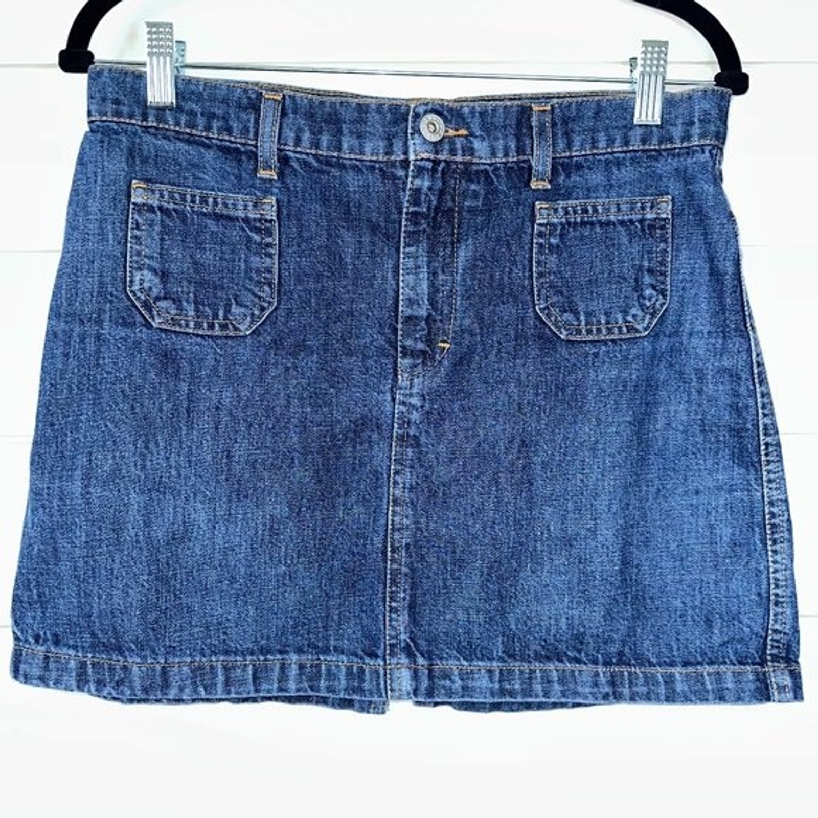 Phard Jeans Mini Skirt Womens Size 10 Front Pockets Y2K 100% Cotton ...