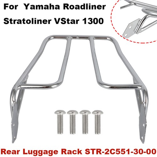 For Yamaha Rear Luggage Rack Kit Roadliner Stratoliner VStar 1300,V ...
