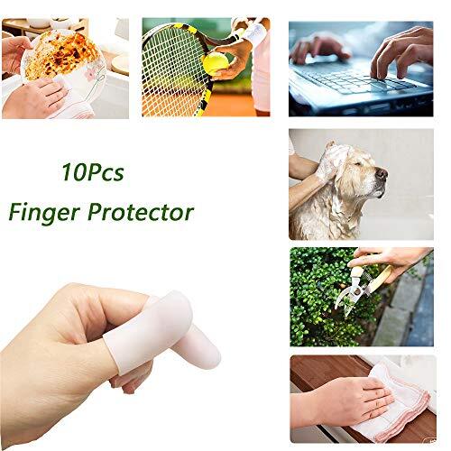 Gel Finger Protectors Finger Caps Silicone Fingertips Protection ...