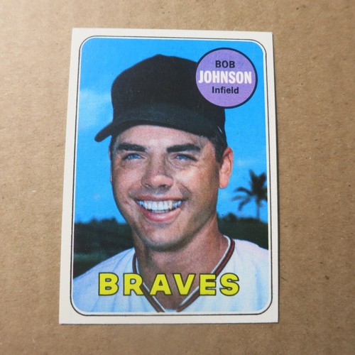 Bob Johnson 1969 Topps #261 Atlanta Braves EX+ | eBay