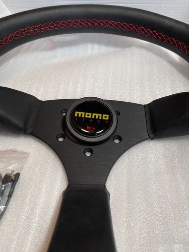 Momo Sports Style 350mm steering wheel Toyota Honda Acura Miata Rx7 FD ...