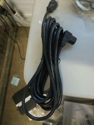 IBM 125v 10a 13ft-4.3m Black Angle Power Cord 39M5079 Longwell 3 prong ...