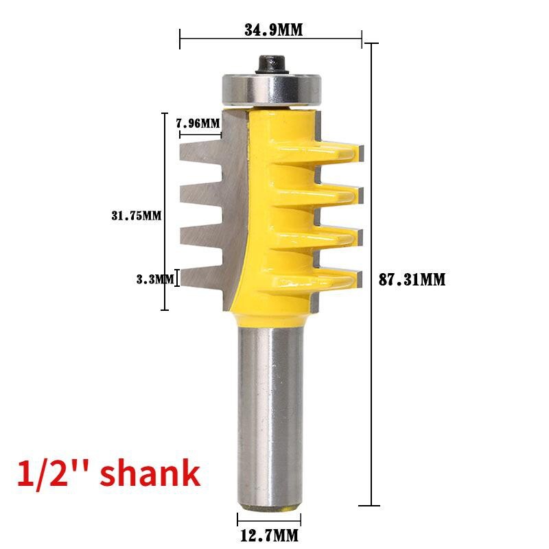 6/8mm Finger Glue Joint Router Bit Shank Woodworking Milling Cutter ...