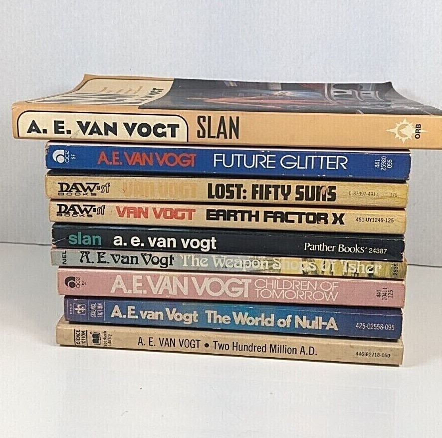 A.E. VAN VOGT Sci-Fi Fantasy Novels ~ Build Your Own Lot ~ You Choose ...