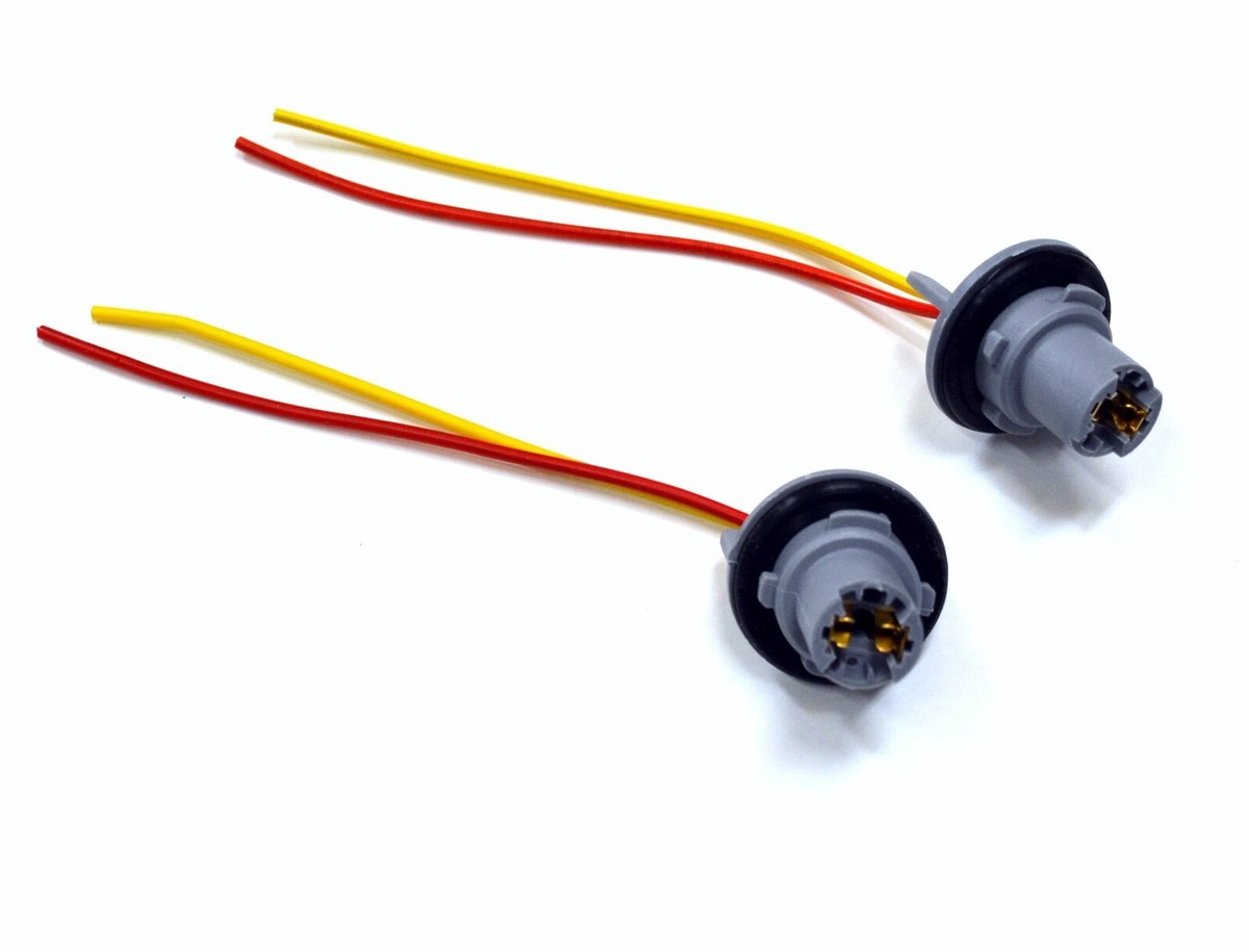 Marker Light Pigtail 6-Pack T10 LED Bulb Sockets With Pigtail Harness ...
