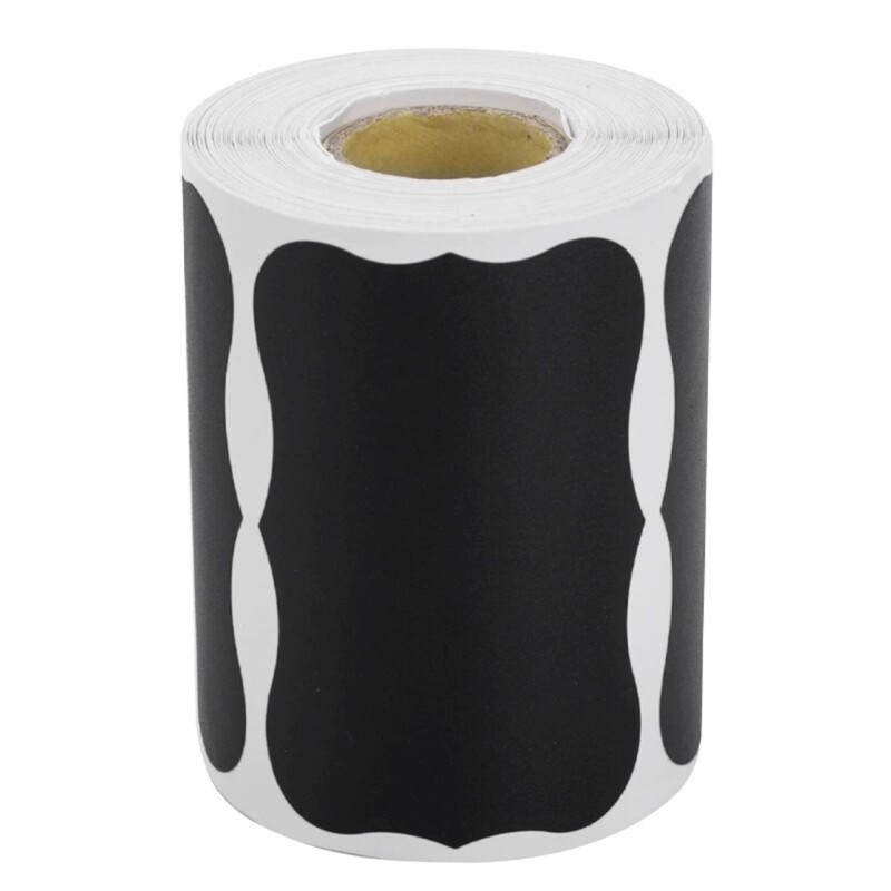 150/300pcs Blank Chalkboard Labels Removable Sticker for Kitchen ...