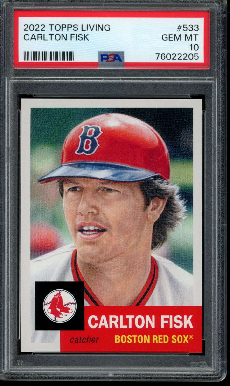 2022 Topps Living Set - Carlton Fisk #533 /2309 for sale online | eBay