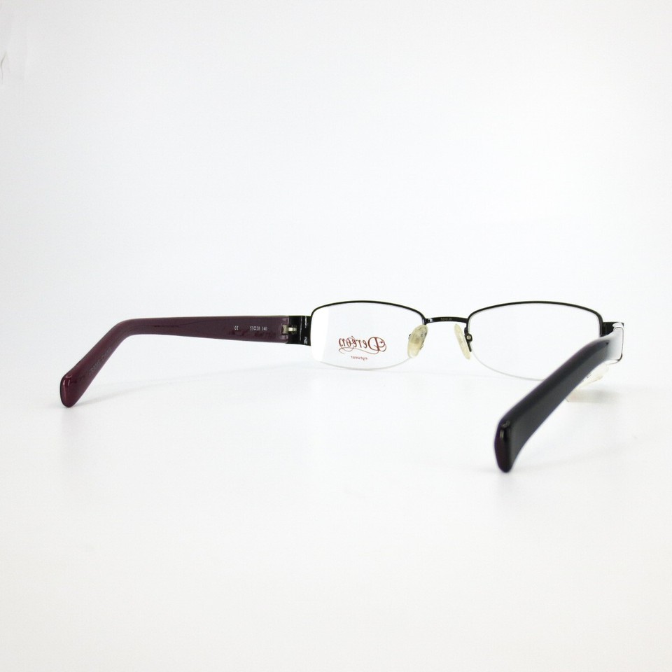 Dereon Eyewear DOV509 001 Black Rectangular Half Rim Eyeglasses Frame ...
