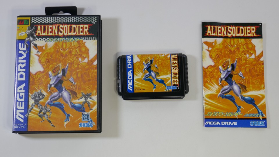 ALIEN SOLDIER [CIB] | Sega Mega Drive Genesis | RARE from Japan | WATA ...