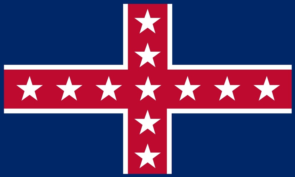 CSA Flag Marine Corps Missouri regiments Polks corps Sibley Van Dorn JP ...