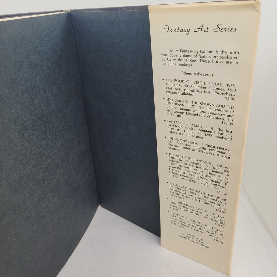 More Fantasy By Fabian Book The Art Of Stephen E. Fabian 1979 Drawings ...