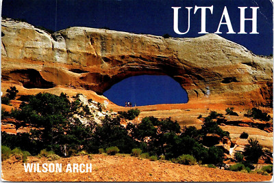 Postcard Moab Utah Natural Sandstone Wilson Arch Posted 1993 | eBay