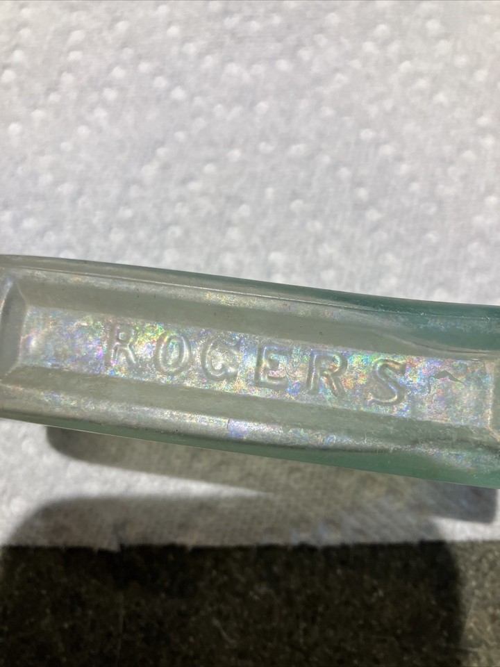 1860 ROGERS VEGETABLE WORM SYRUP CINCINNATI EARLY HINGE MOLD APPLIED ...
