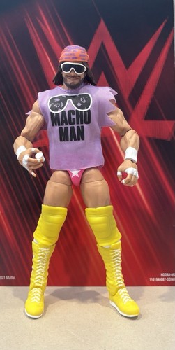 WWE Macho Man Randy Savage Mattel Elite Action Figure Legends Series 11 ...