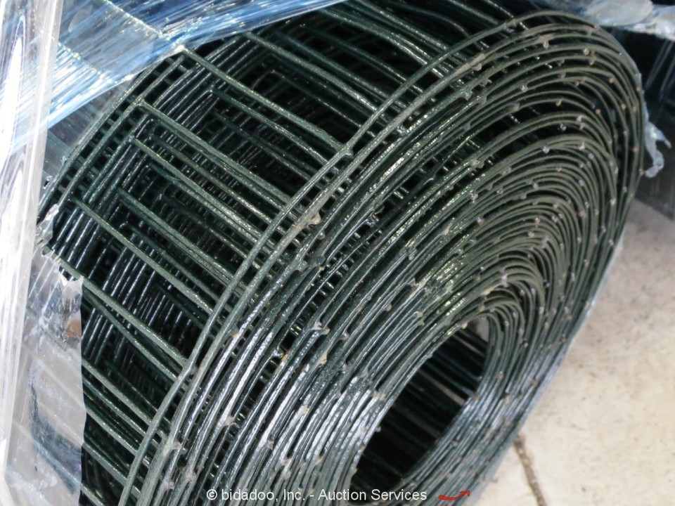 Aboss 100' Coated Wire Mesh Fencing Yard Farm Ranch Fence (3) Rolls ...