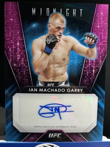 2024 Topps Midnight UFC Ian Machado Garry Glimmer Graphs Auto #GG-IGY ...