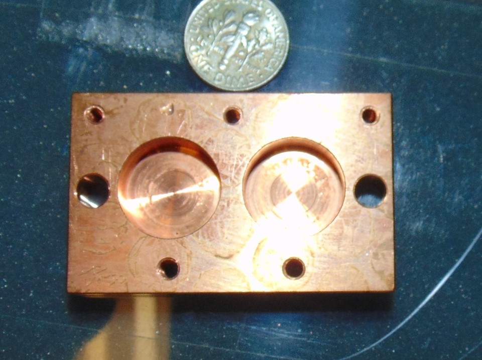 2 PIECE PURE COPPER BLOCKS 195 GRAMS REAL 100% THICK COPPER ELECTRONICS ...