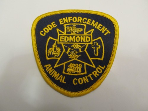 Oklahoma Edmond Code Enforcement Animal Control Warden Patch 3 1/2" | eBay