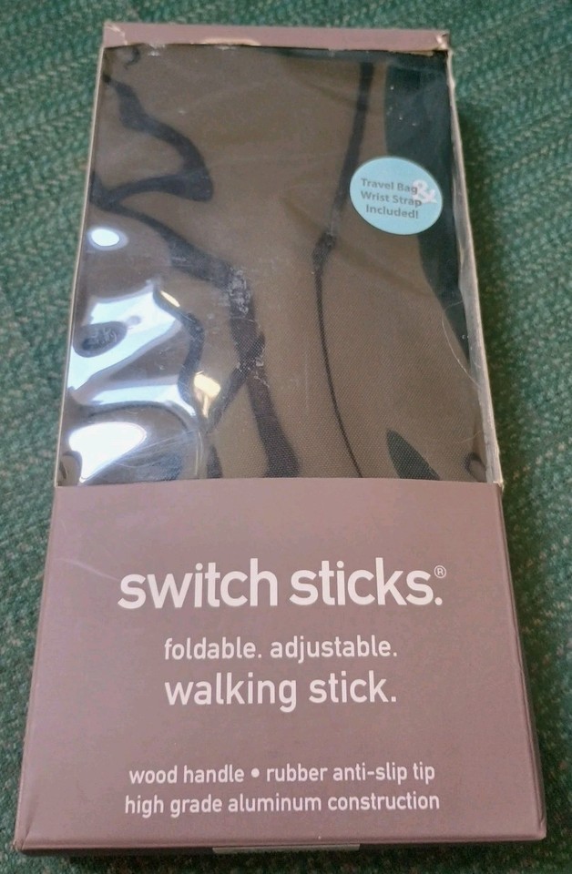 Switch Sticks Walking Cane for Men or Women, Foldable & Adjustable from ...