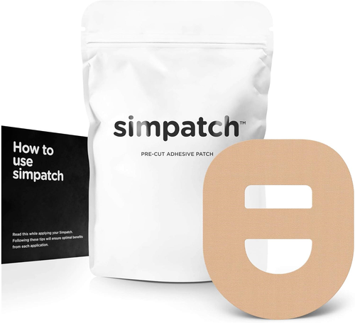 SIMPATCH â€“ Omnipod Adhesive Patch with Strap 25-Pack â€“ Waterproof ...