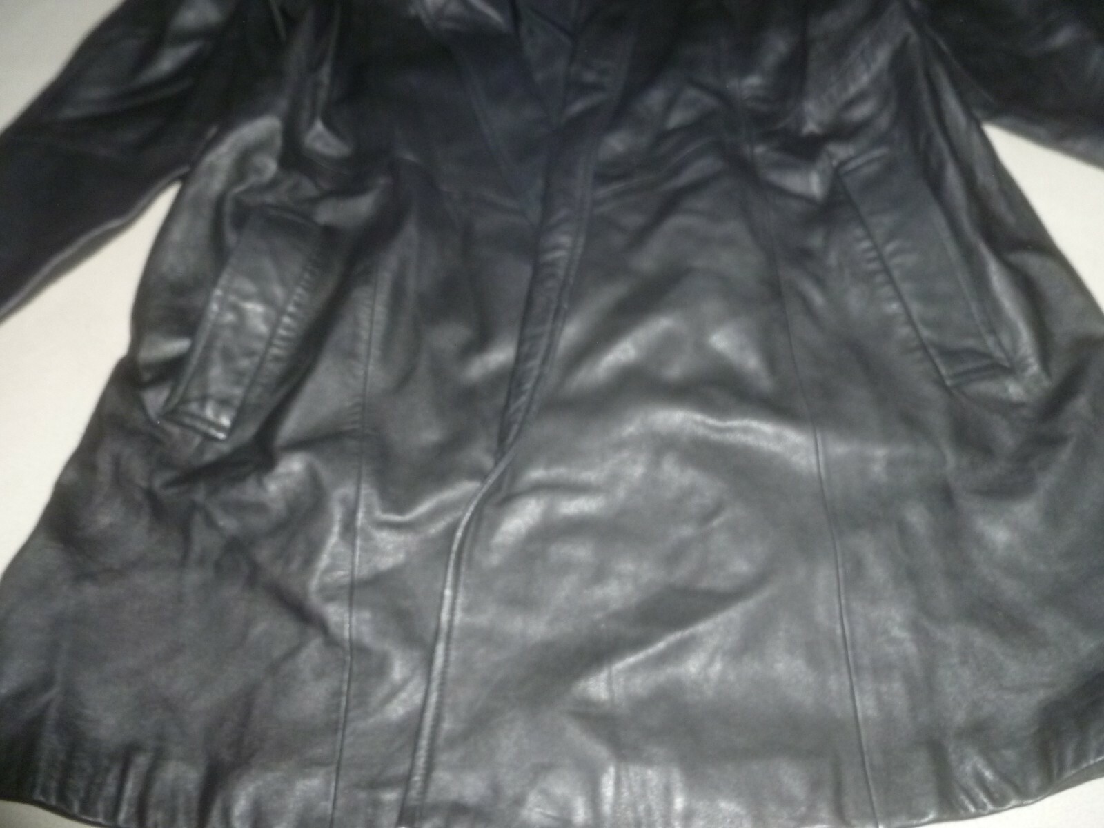 VINTAGE WINLIT BLACK LEATHER JACKET SIZE SMALL COAT … - Gem