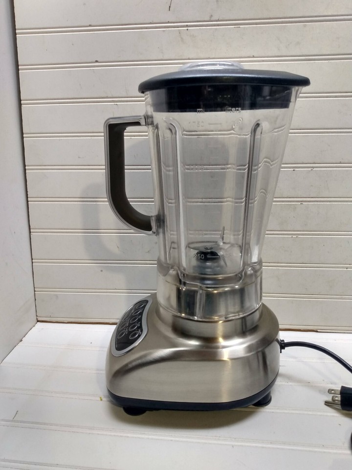 KitchenAid Blender Silver Countertop Bar 2L Jug Ice Crusher Machine ...