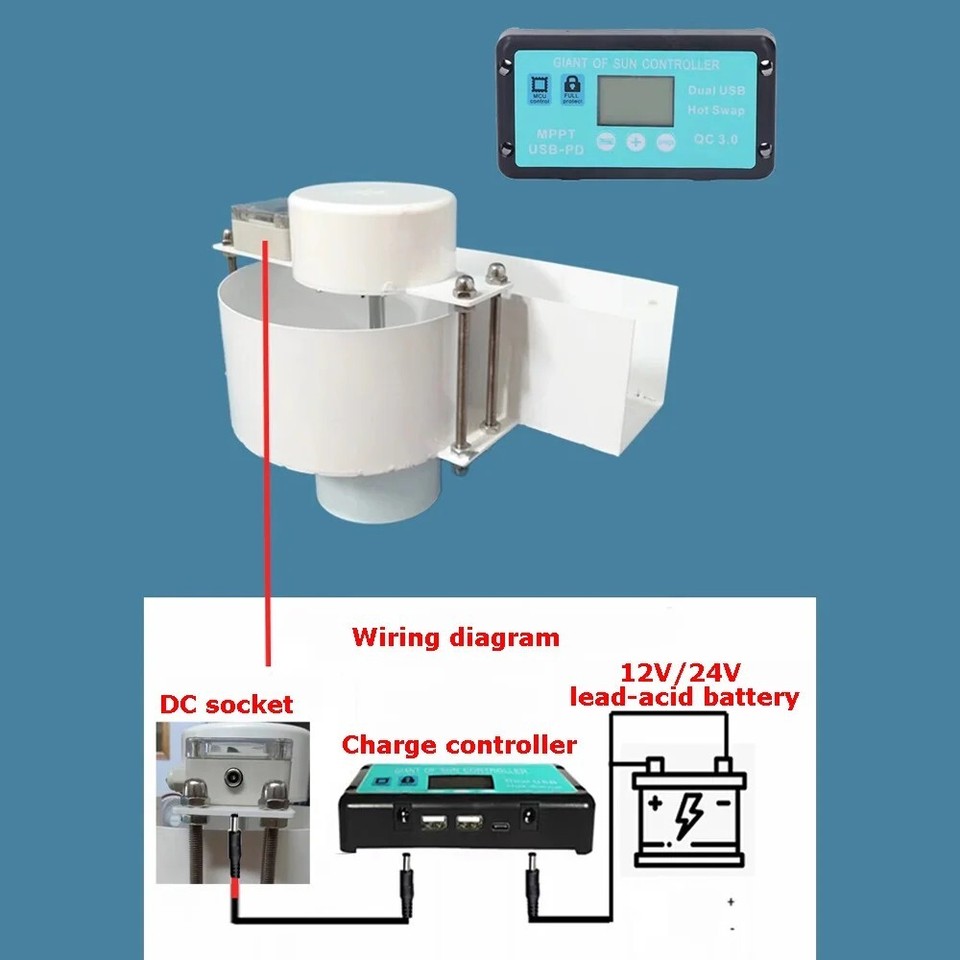 Micro Vortex Hydroelectric Generator with Low Drop, Permanent Magnet ...