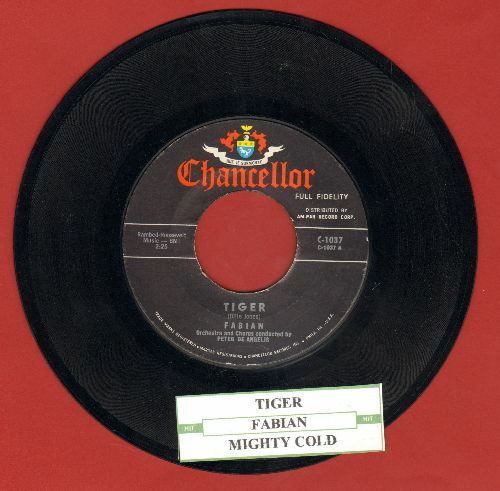Fabian - Tiger/Mighty Cold Vinyl 45 rpm record | eBay