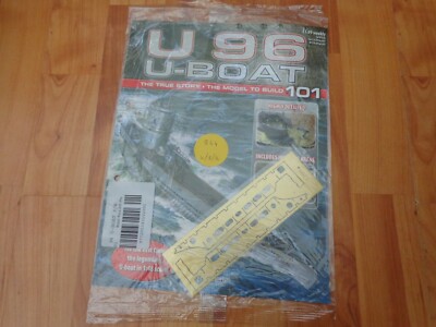 1/48 HACHETTE BUILD YOUR OWN U96 U-BOAT SUBMARINE ISSUE 101 INC PART ...