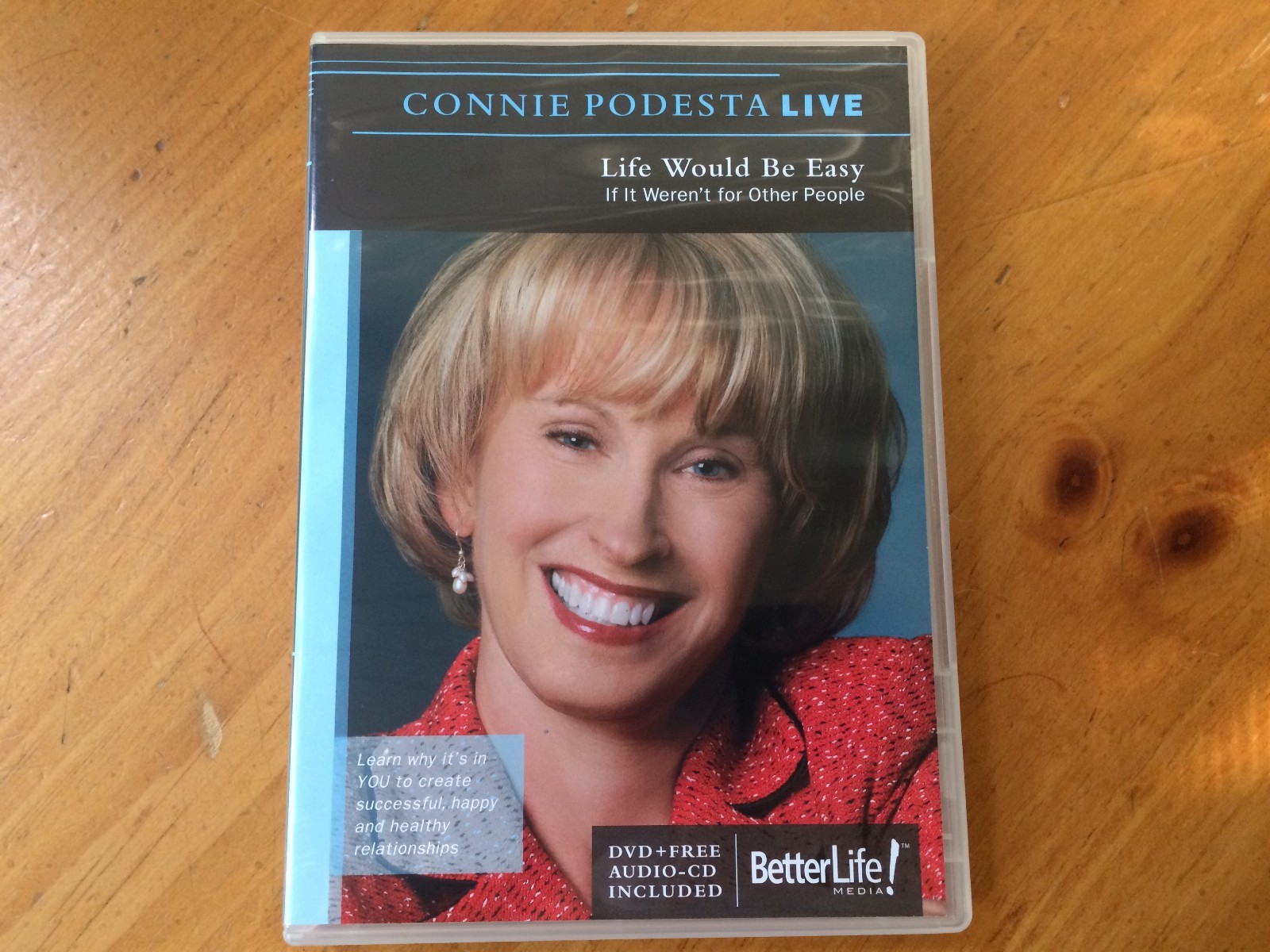 Connie Podesta "Live" Life Would Be Easy Seminar - DVD & CD AUDIO ...
