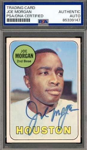 Joe Morgan PSA DNA Signed 1969 Topps Autograph | eBay
