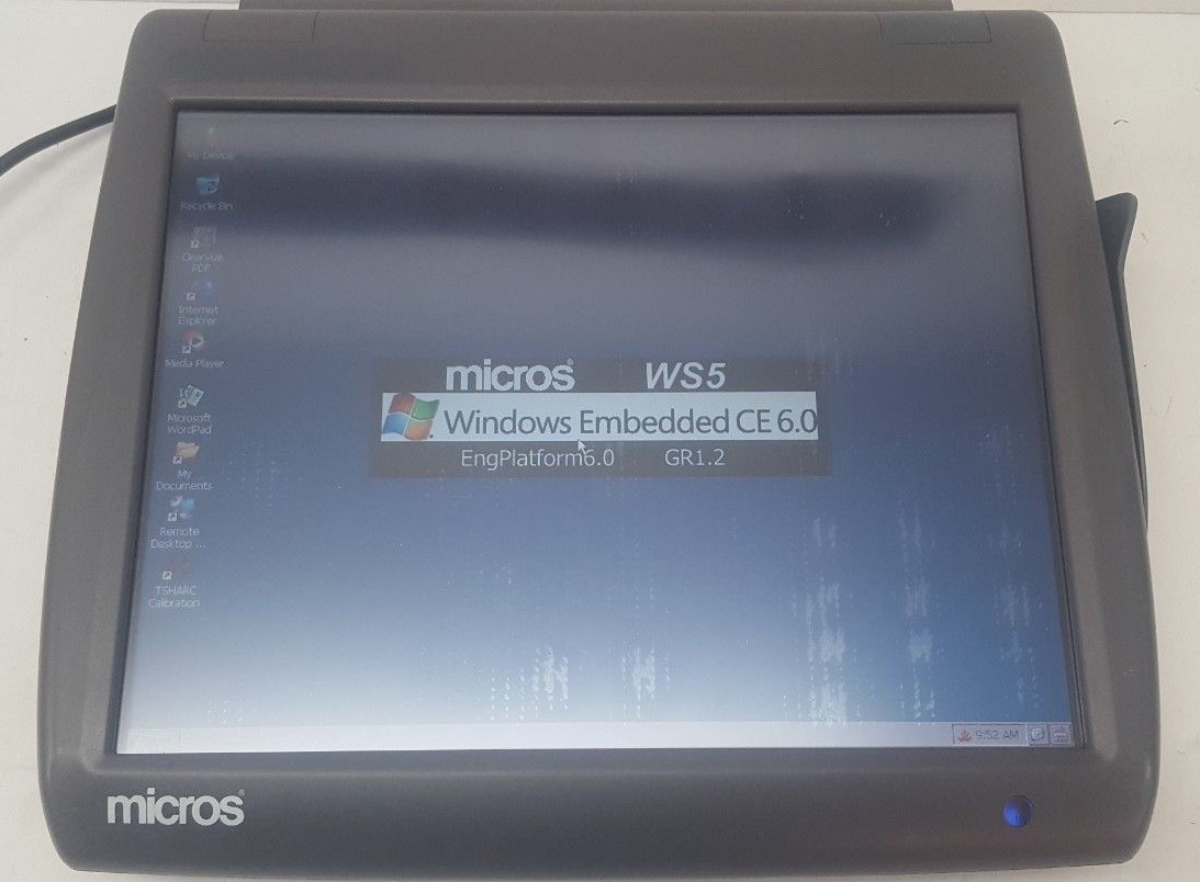 Used Micros Workstation 5 System Unit(400814-001)Touch Screen-W/Windows ...