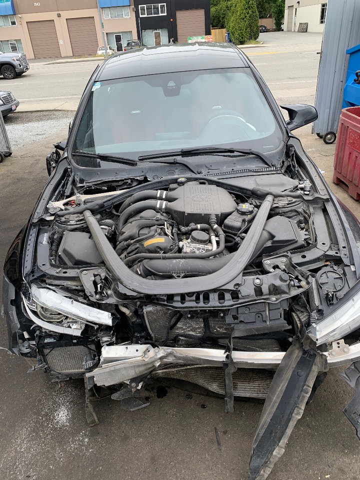 15-21 BMW M3 M4 S55 49K Engine CORE Top End Seized Parts Only F80 F82 ...