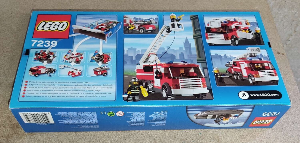 Lego City Fire Truck 7239 LEGO 7239 Fire Truck City | 2TTOYS Best