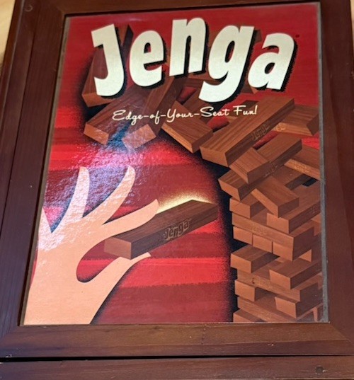 Hasbro Jenga Vintage Edition Skill & Action Board Game Ages 8+ Strategy ...