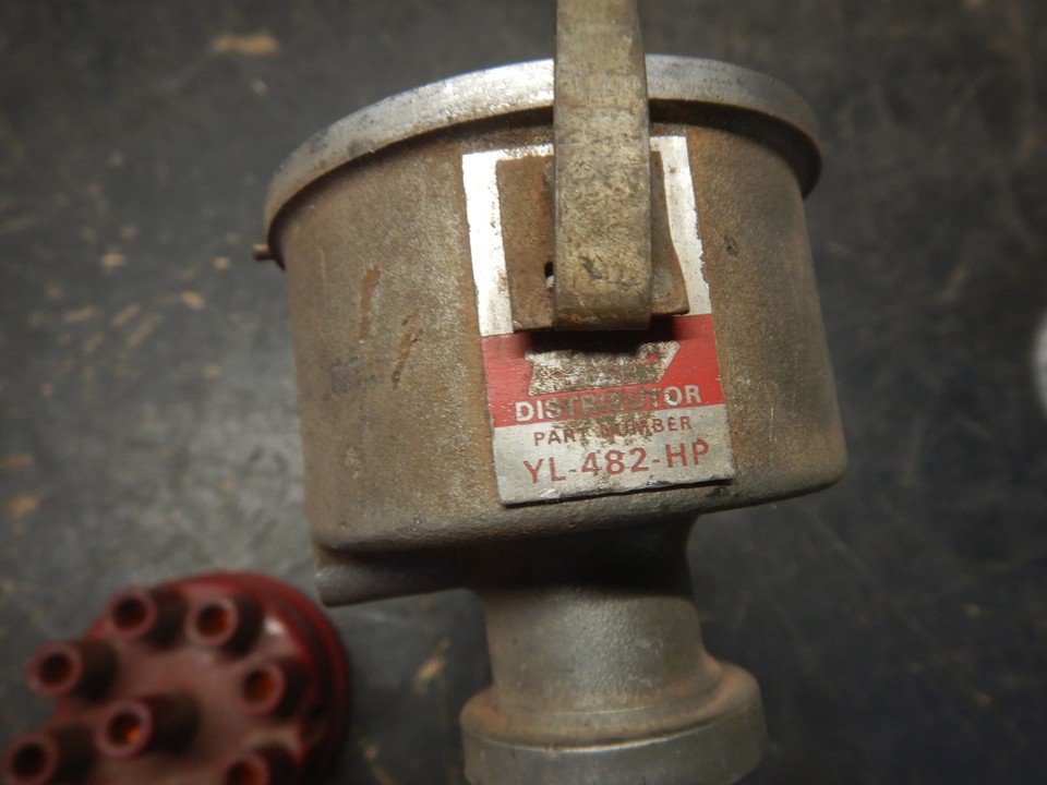 VINTAGE Mallory Chevy Dual Point Distributor YL-482-HP DRAG RACING 55 ...